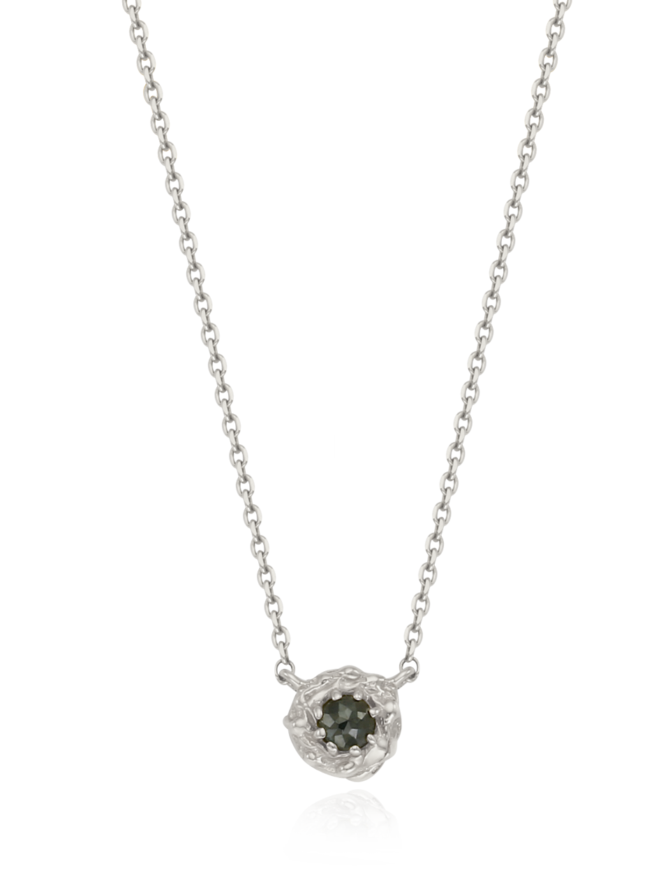 Sprout Necklace (M) (rough diamond)